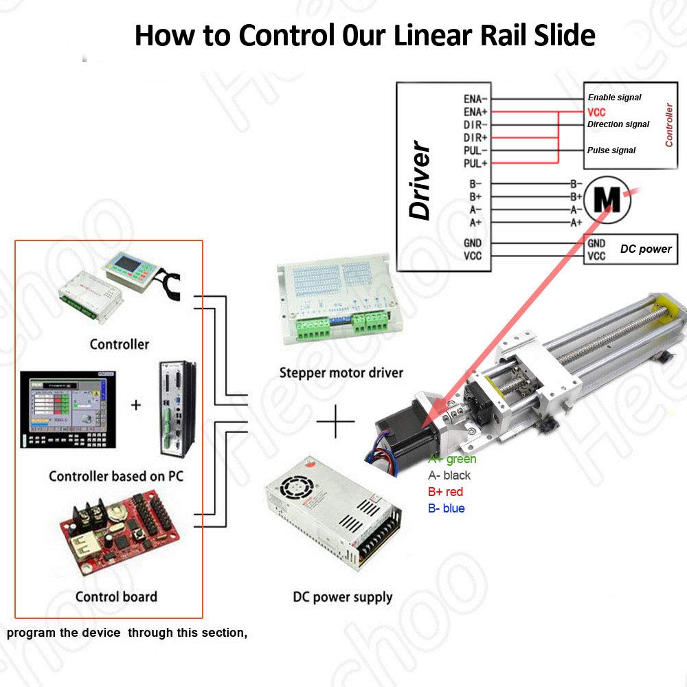 Snapklik.com : Electric Linear Stage Actuator Length 100mm Ballscrew ...