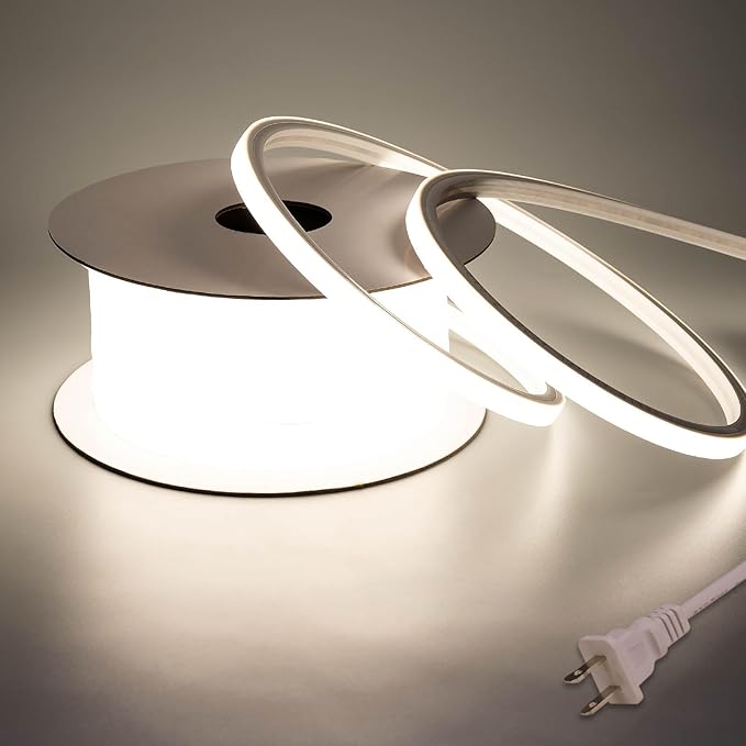 Amazon.com: BENLUN AC 110V LED Neon Strip Light 32.8FT, 4000K Natural ...