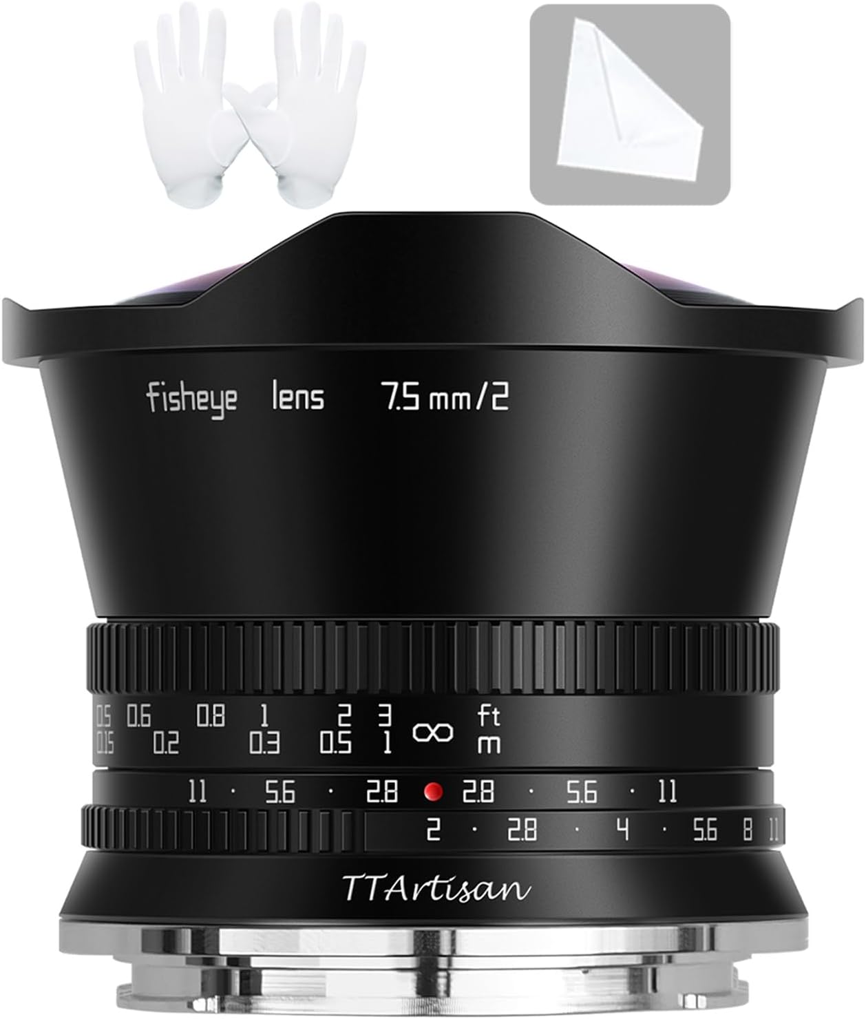 Amazon.com : TTArtisan 7.5mm F2.0 Lens APS-C Wide Angle Fisheye Lens ...