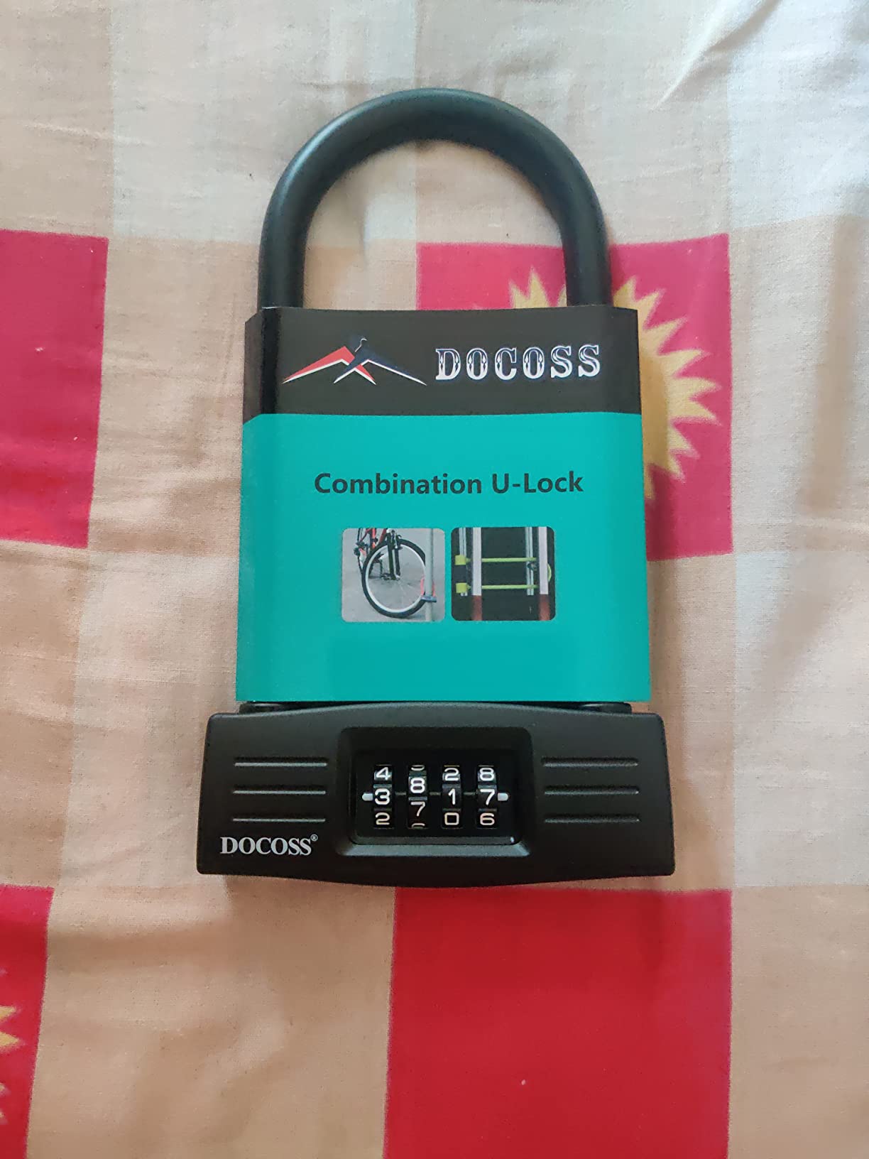 DOCOSS Metal U Shape Heavy Duty Long Shackle Password Number Lock For ...