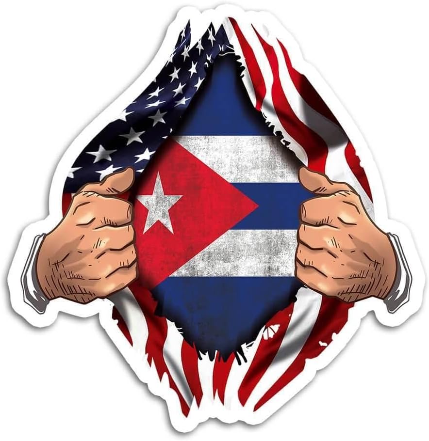 Amazon.com: EW Designs Cuban Coat of Arms Sticker Decal Vinyl Cuba Flag ...