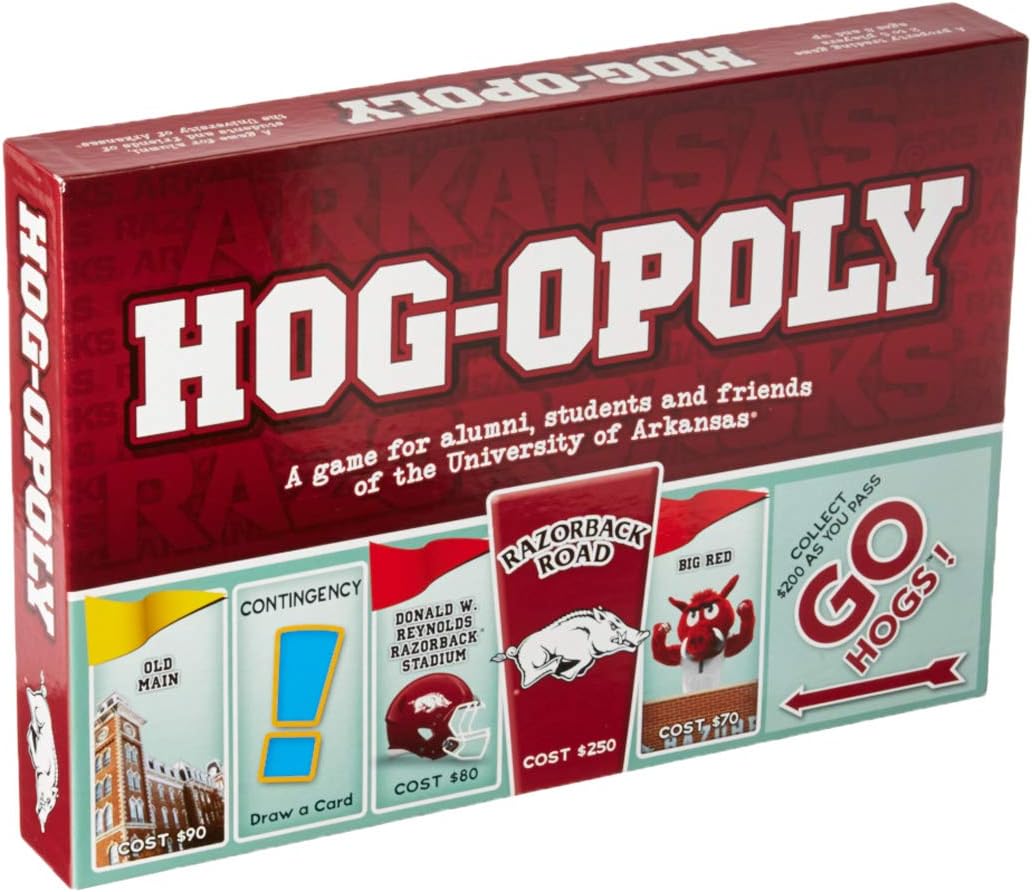 Amazon.com: Late for the Sky University of Arkansas - Hogopoly : Toys ...