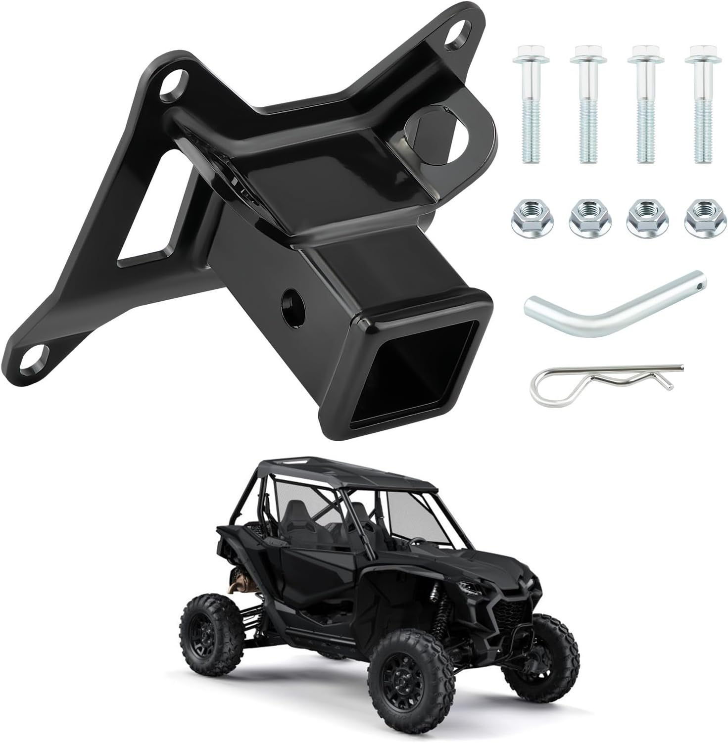 Amazon.com: Extreme Max 5600.3309 2" Rear Receiver for Honda Talon ...