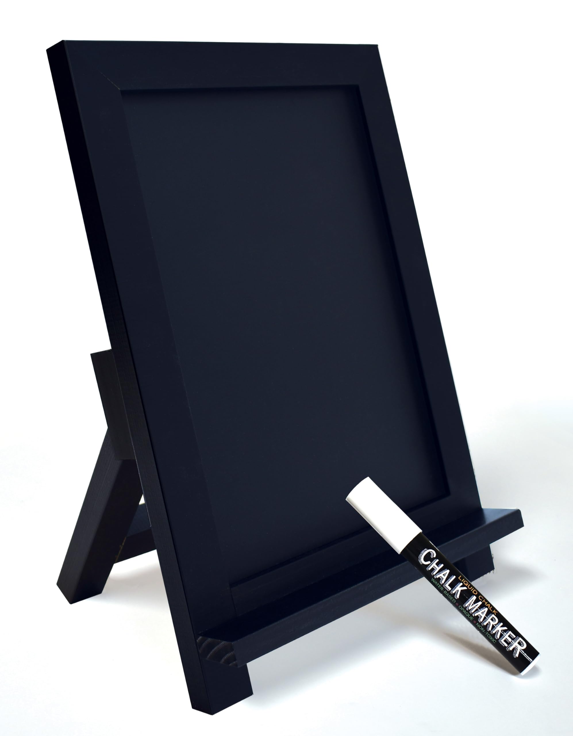 Amazon.com : Framed Tabletop Chalkboard Sign, 9.5" x 14", Rustic Wood ...