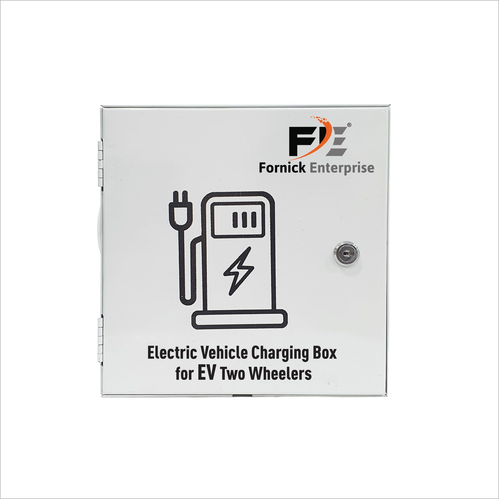 FORNICK Electric Two-Wheeler Charger Box with Lock – Durable Metal Body ...