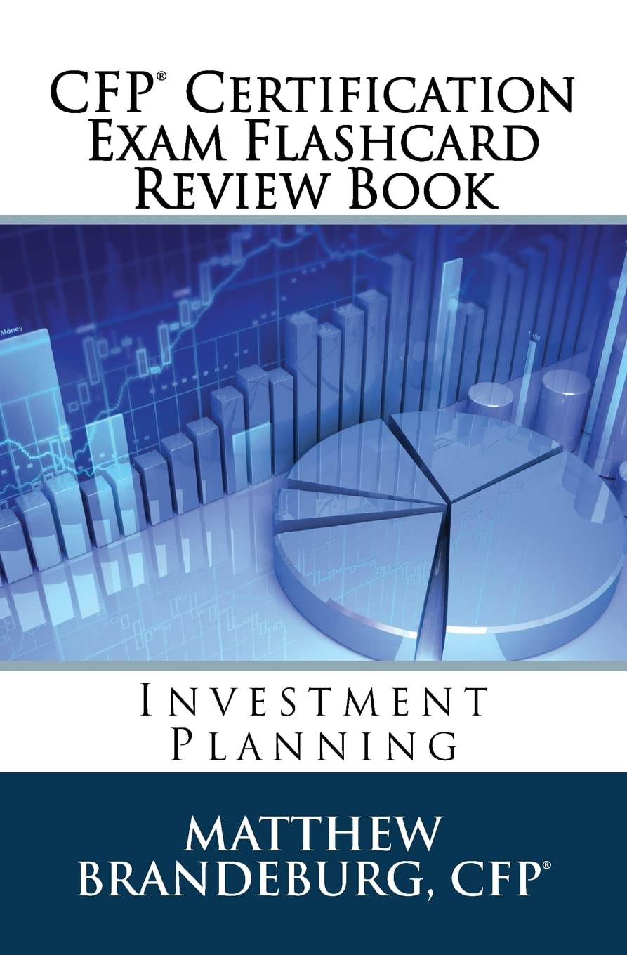 CFP Certification Exam Flashcard Review Book: Investment Planning (2019 ...
