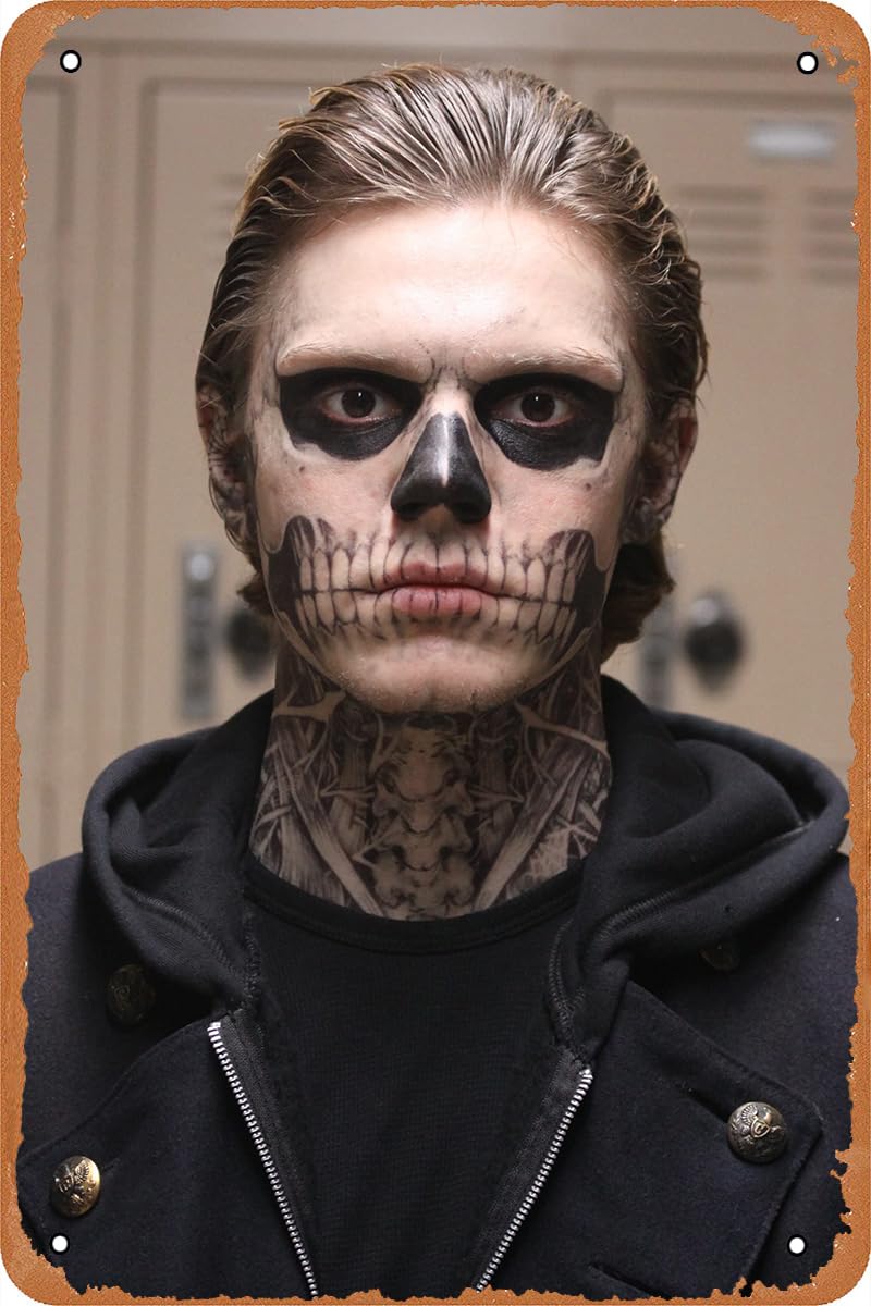Evan Peters Tate Skull