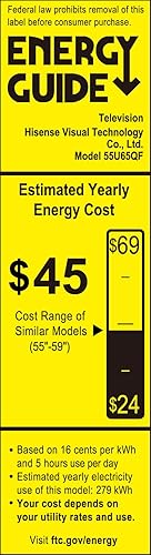 Hisense Fire TV 55" Class 55U65QF Series Mini-LED Smart TV | Amazon