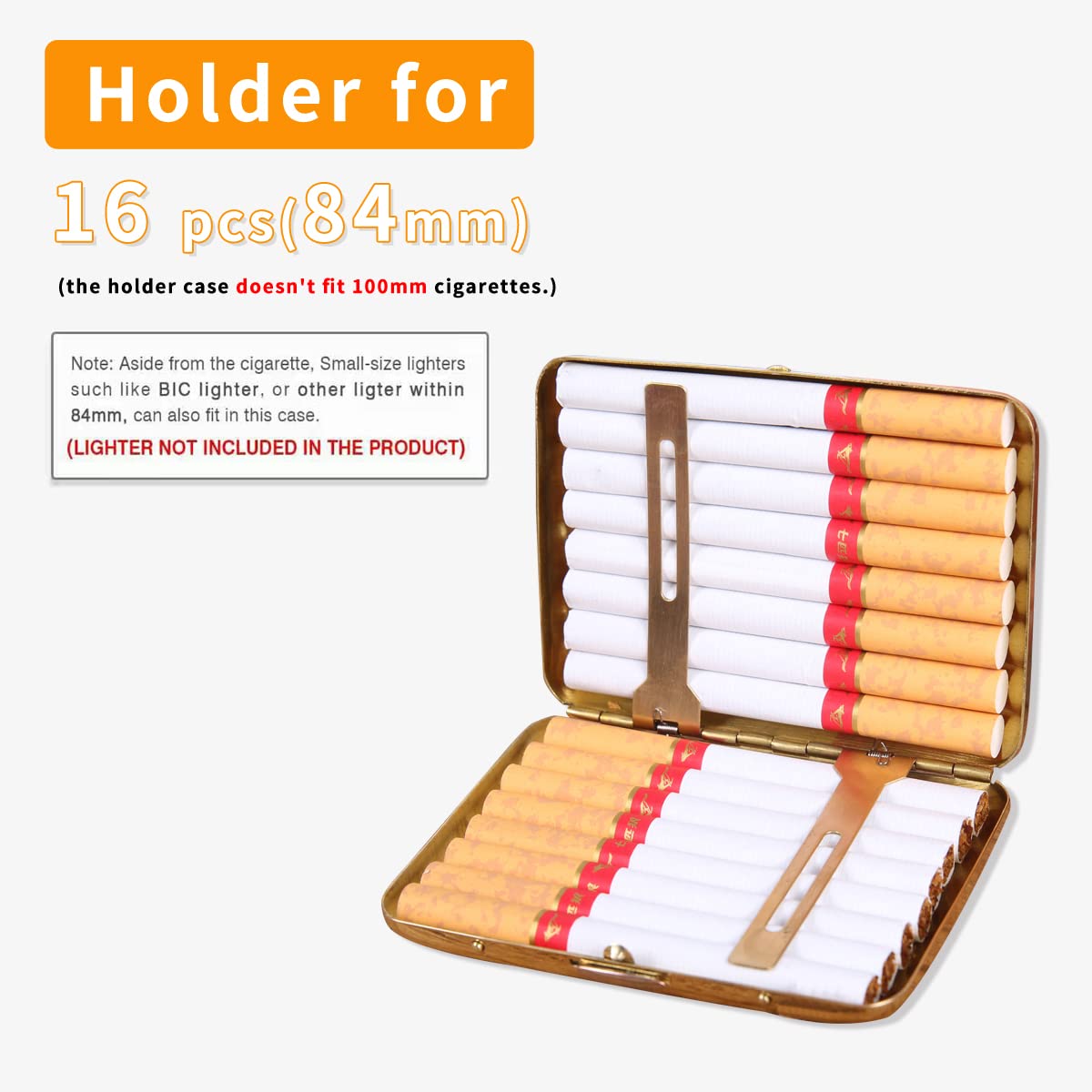 Snapklik.com : Metal Cigarette Case, Hold 16 Cigarette Vintage Copper ...