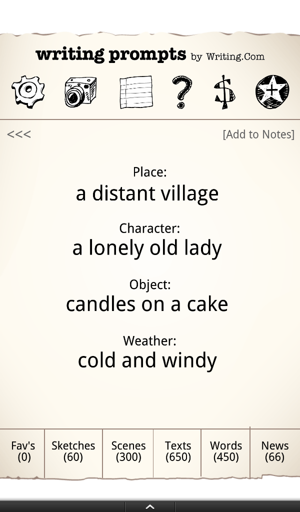 Writing Prompts - App on Amazon Appstore