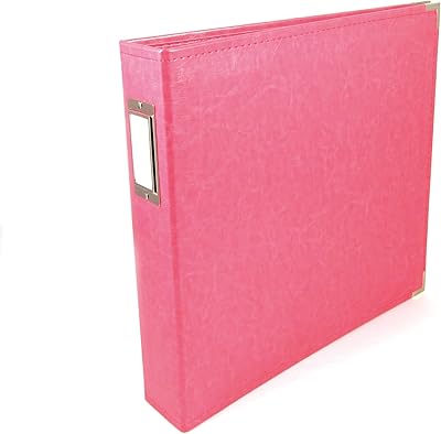Amazon.com: Craftask 12x12 Photo Album 3 Ring Binder, Leather Cover ...