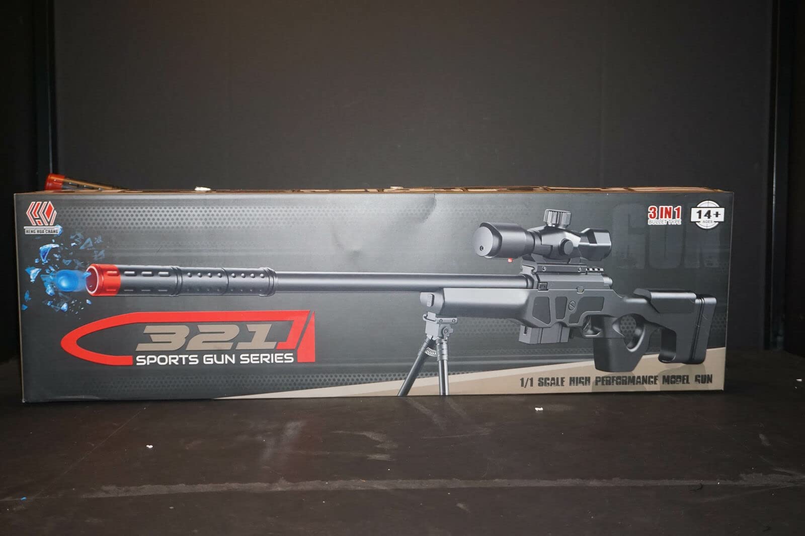 Water Bomb Toy Gun, Blaster Guns Military Combat Sniper Rifle, Children ...