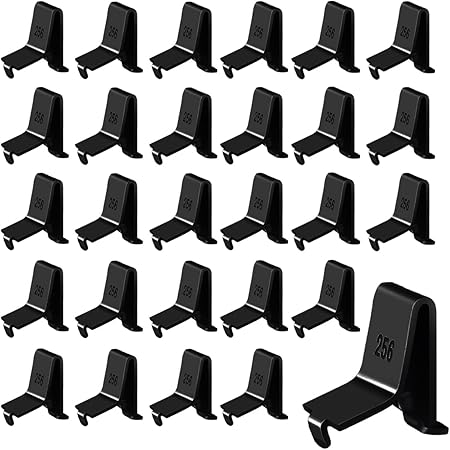 Amazon.com: Shelf Clips, Hosrnovo 28PCS Adjustable Supports Clip for ...