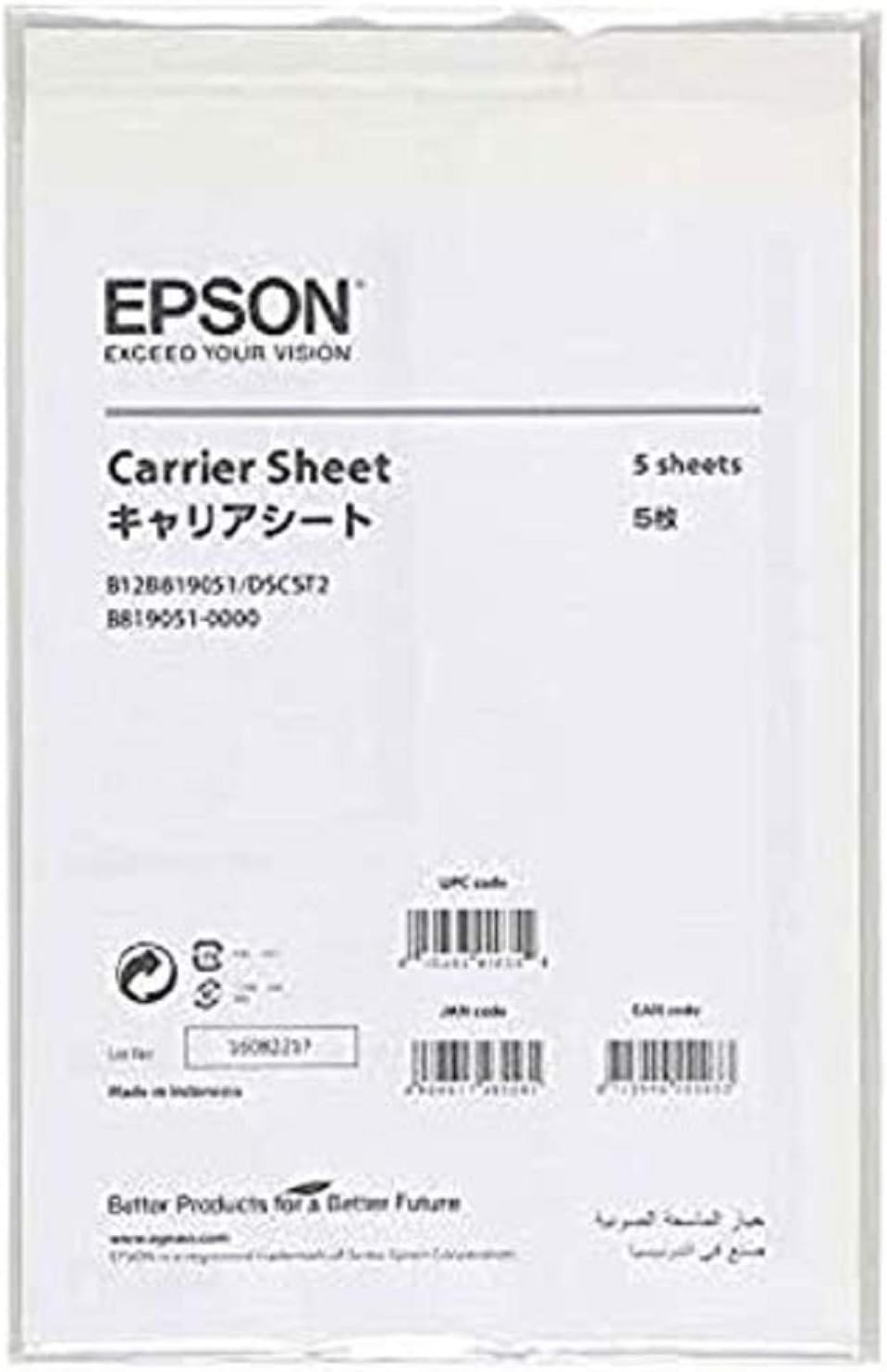 EPSON Carrier Sheet: Amazon.de: Computer & Zubehör