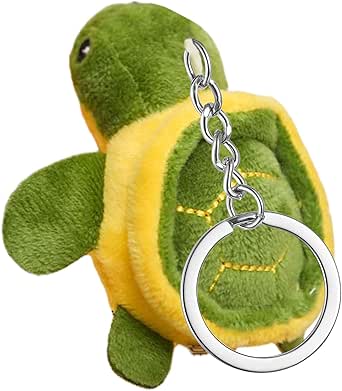 Sea Turtle Keychain - Portable Animal Plush Keychain Keychain | Cute ...