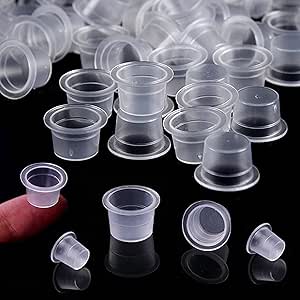 Unihuby Tattoo Colour Caps Cups - 300 Pieces Tattoo Pigment Caps Mixed ...