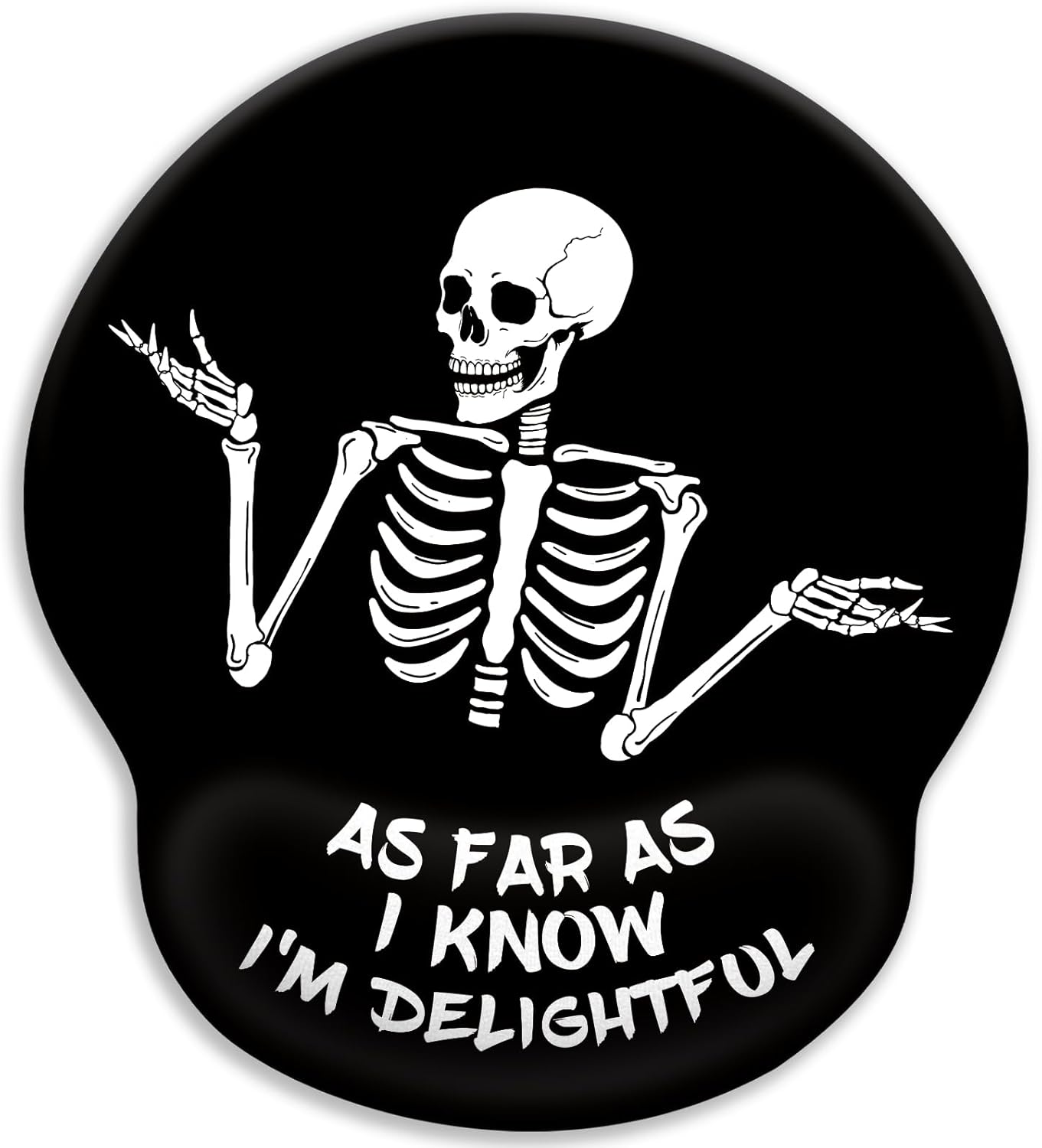 Amazon.com: LIMKRIAN Skeleton Mouse Pad, Ergonomic Mouse Pad with Wrist ...