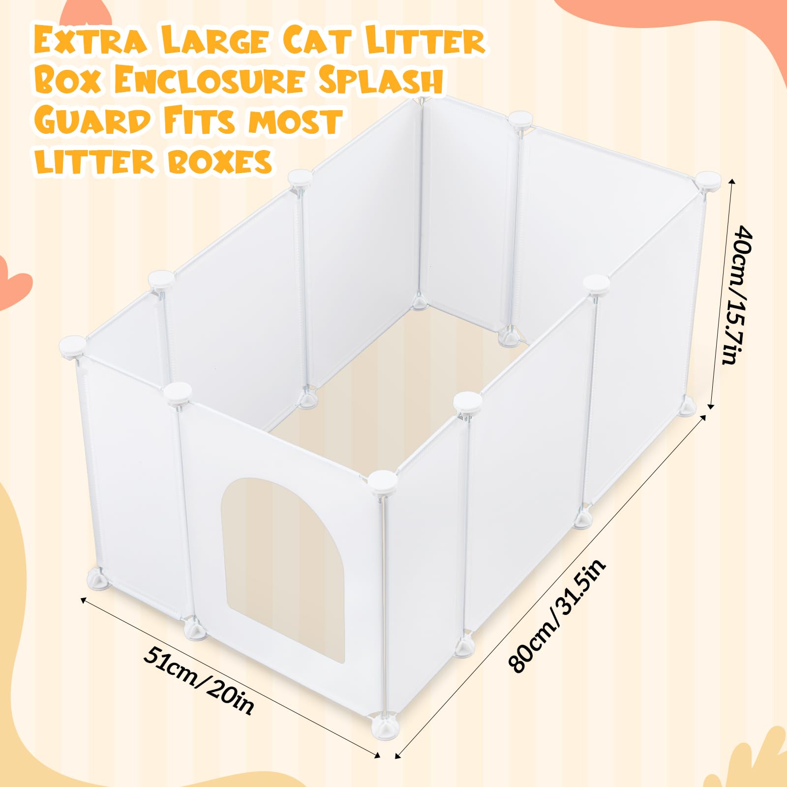 Cat Litter Box Cover Marsui Extra Large Cat Litter Box Enclosure - DIY ...