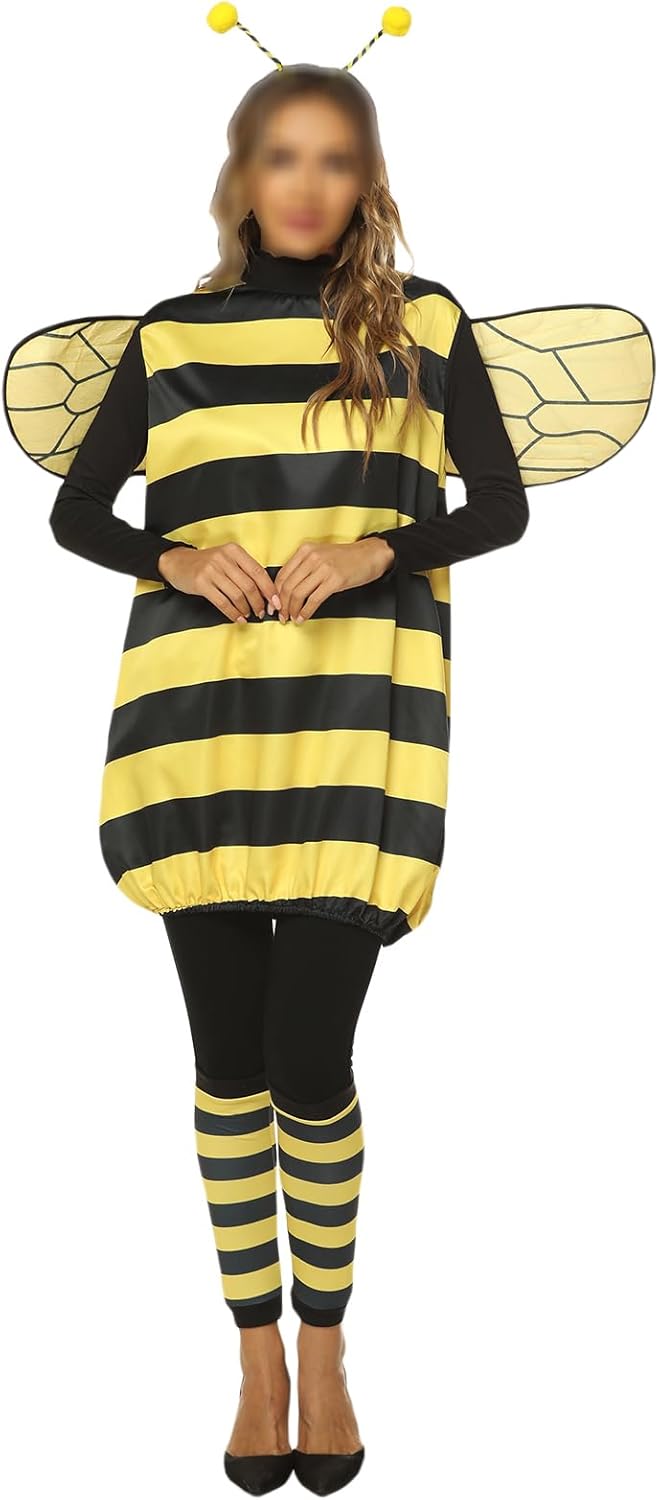 Amazon.com: Bumble Bee Costume for Women Lady Bug Bumblebee Costumes ...