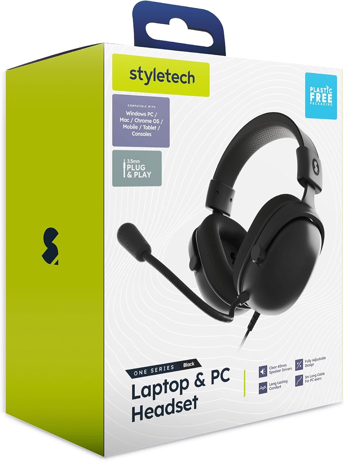 styletech Laptop and PC Headset compatible with Windows, Mac and ...