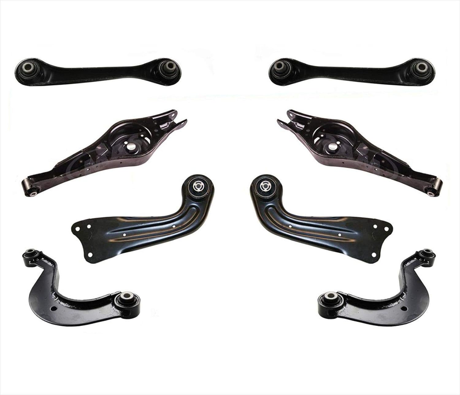 Amazon.com: Rear Upper & Lower Control Arms 8 Pc Kit Compatible with TT ...