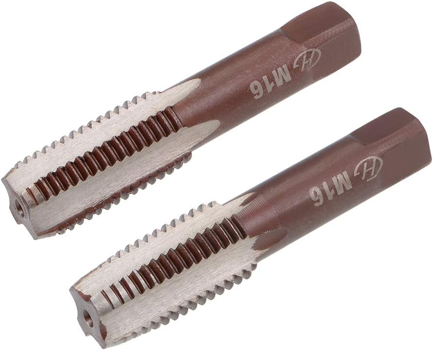 Amazon.com: uxcell Spiral Point Plug Threading Tap M16 x 1.5 Thread ...