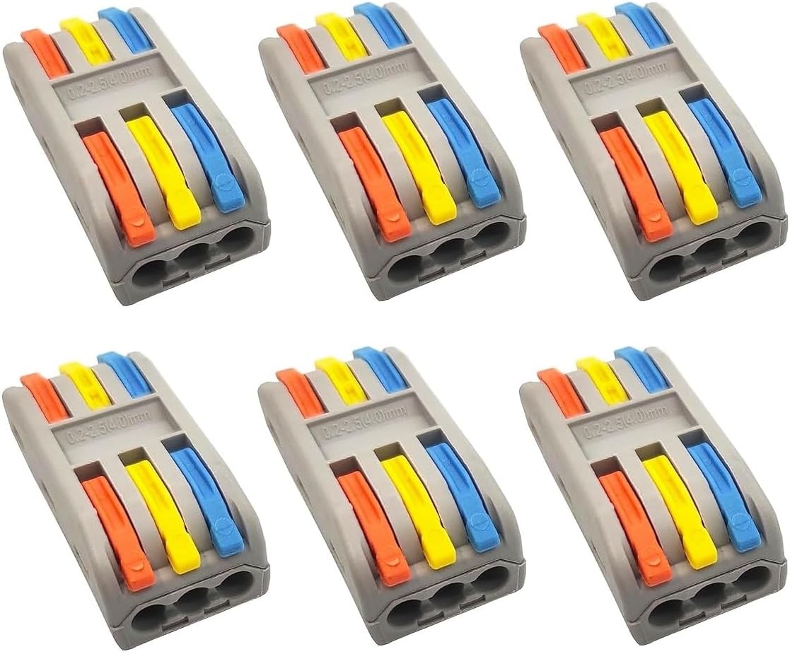 Sugalsu Wire Connectors, Compact Lever Wire Nuts Connectors Wire ...