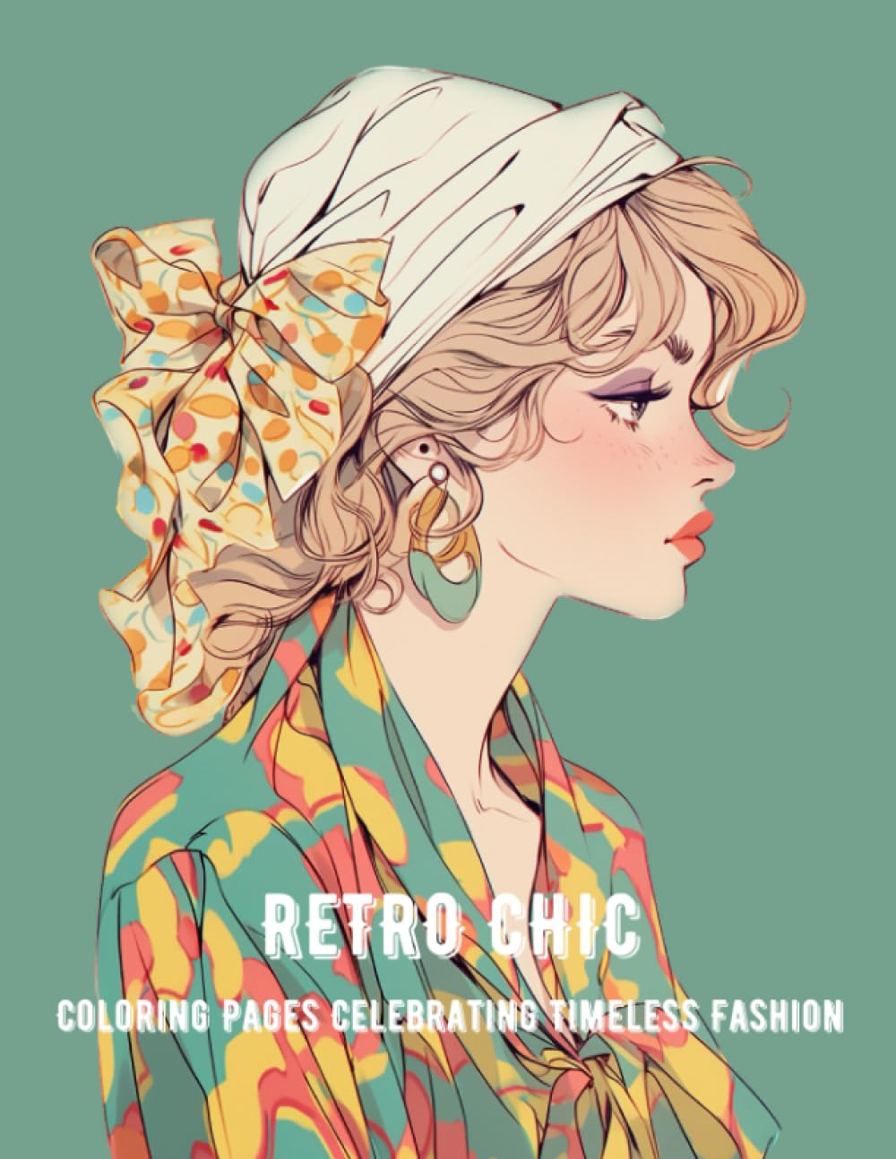 Amazon.com: Retro Chic: Coloring Pages Celebrating Timeless Fashion ...