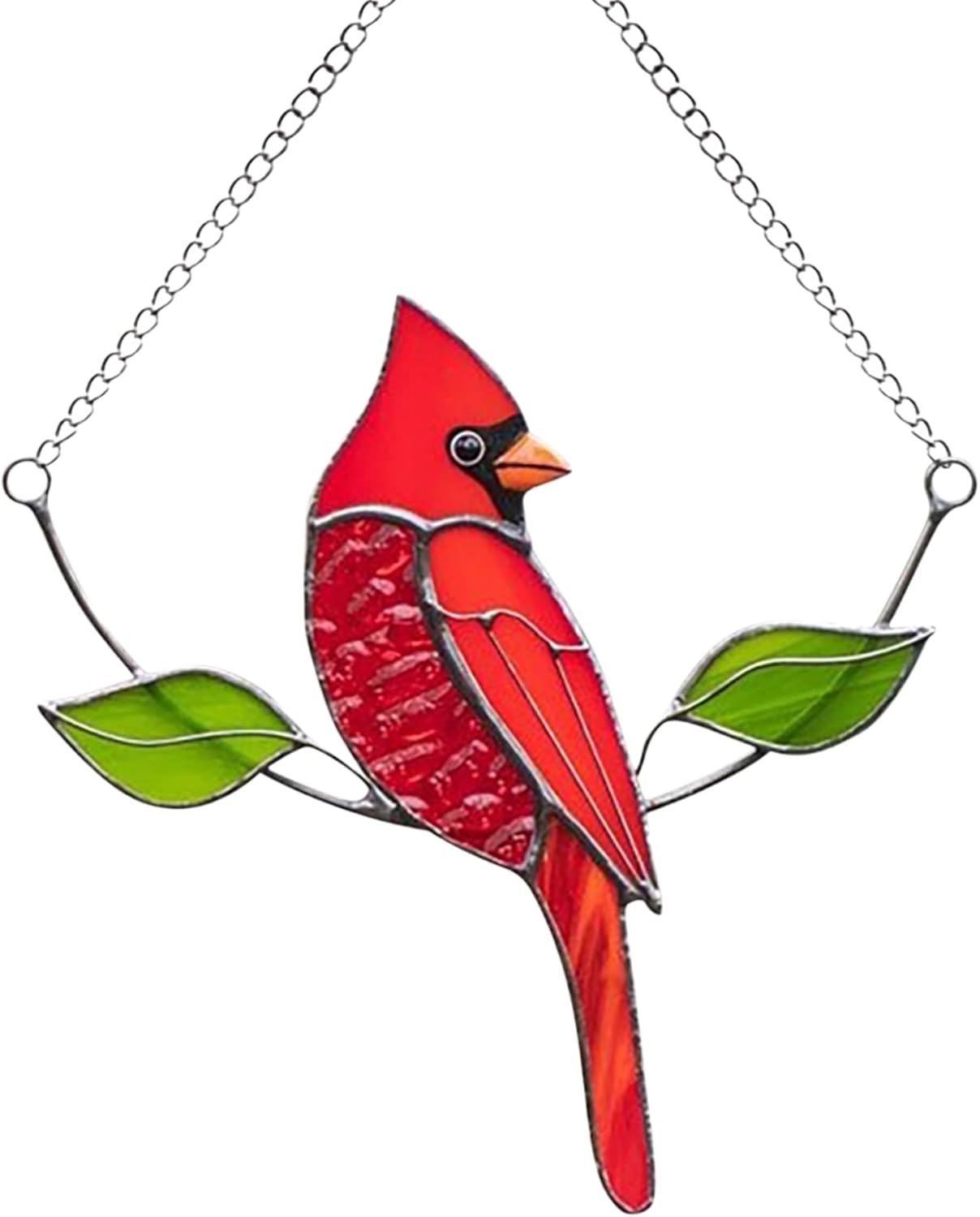 Amazon.com: Stained Glass Window Suncatcher, Birds Suncatcher for ...