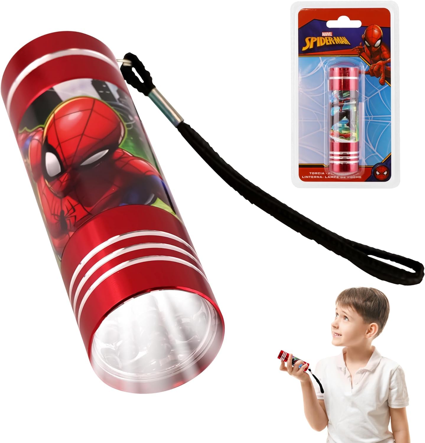 Flashlight Torch, 9 LED Torch with Colors LED Flashlight Mini Torch for ...