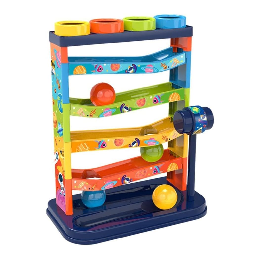 新品Generic Ball Run Ramp for Baby Balls Drop and Rolling Swirling Toy ...