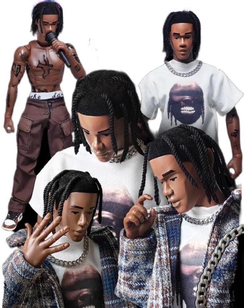 Amazon.com: 1/6 Scale Rock Singer Trendy Dolls 12 inch Male Action ...