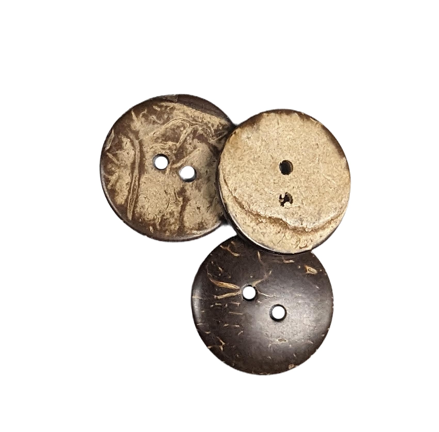 Amazon.com: Coconut Buttons - 2 Holes / 9 Sizes - Reversible (8, 10, 12 ...