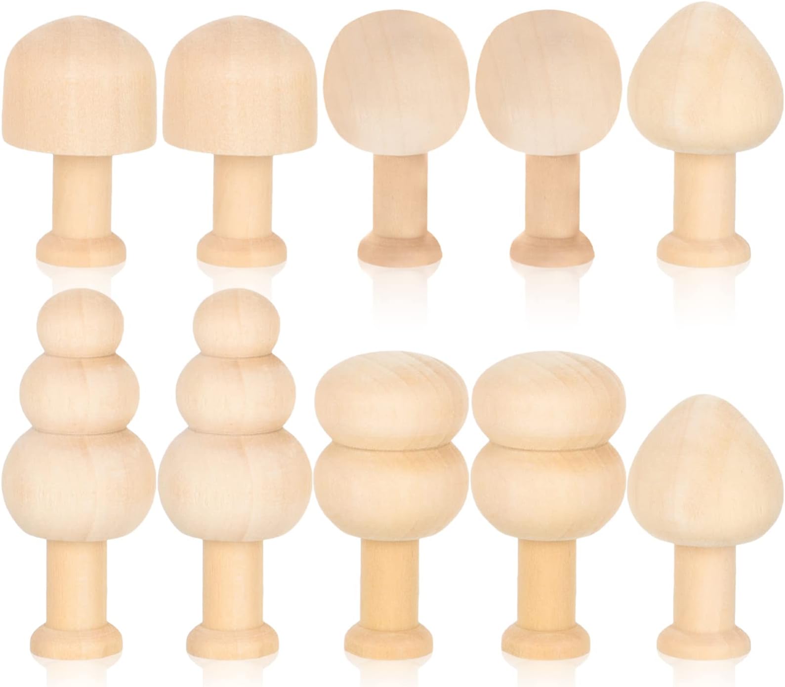 Amazon.com: HEVSTIL 10-Pack 8 2/3" Wooden Baluster Spindles,Decorative ...
