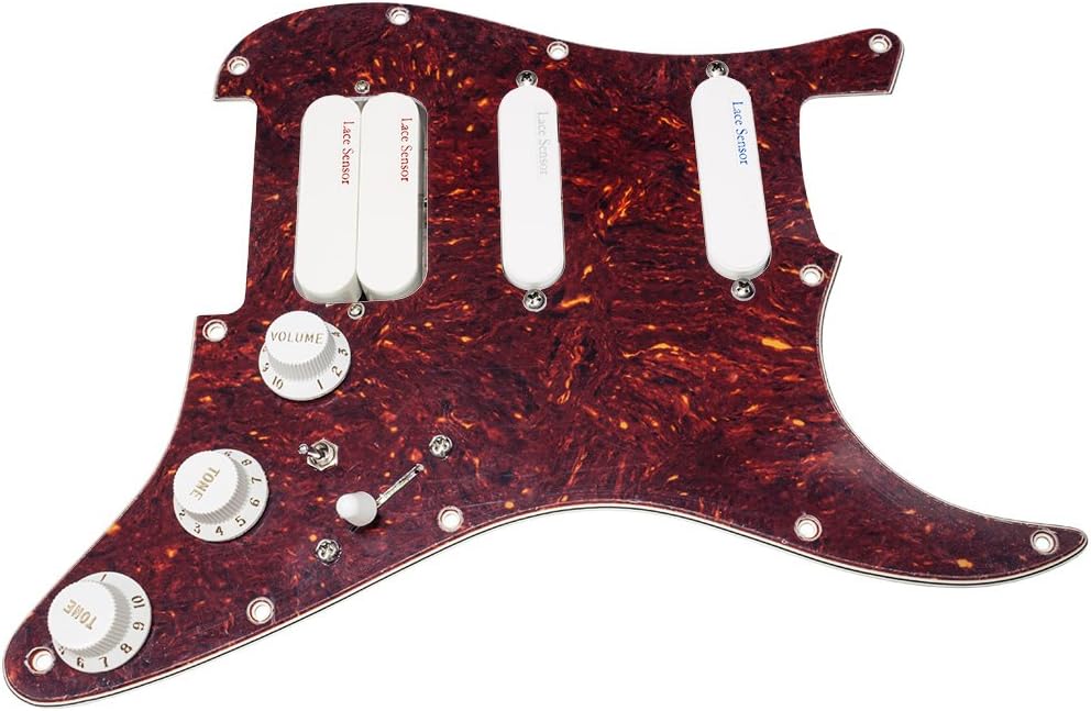 Amazon.com: HDCustom Guitar Supply Loaded HSS Pickguard for ...