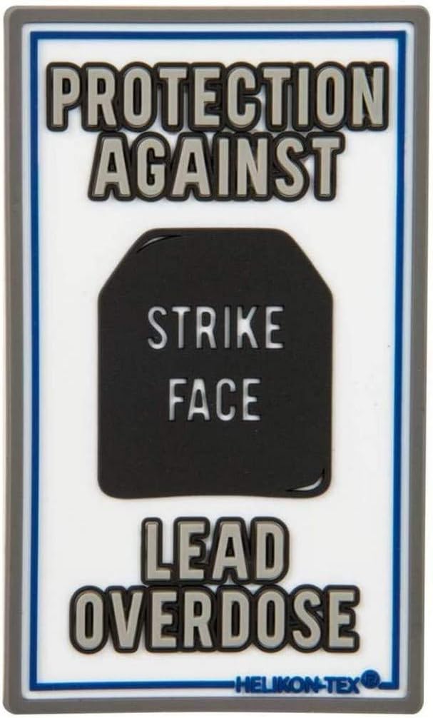 Helikon-Tex 'LEAD OVERDOSE' PATCH - PVC WHITE : Amazon.co.uk: Home & Kitchen