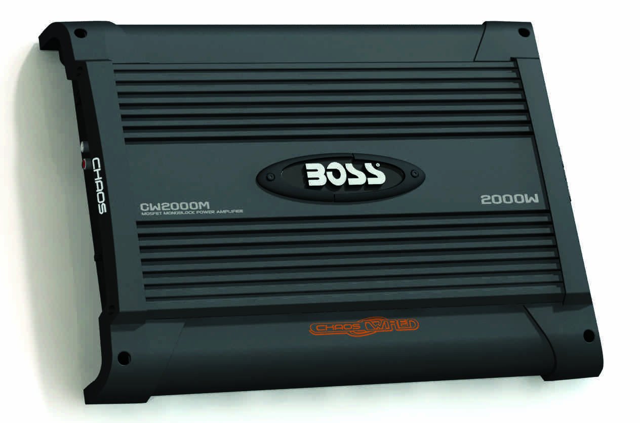 Boss Cw2000m Chaos Wired 2000 Watts Mosfet Monoblock Power Amplifier ...