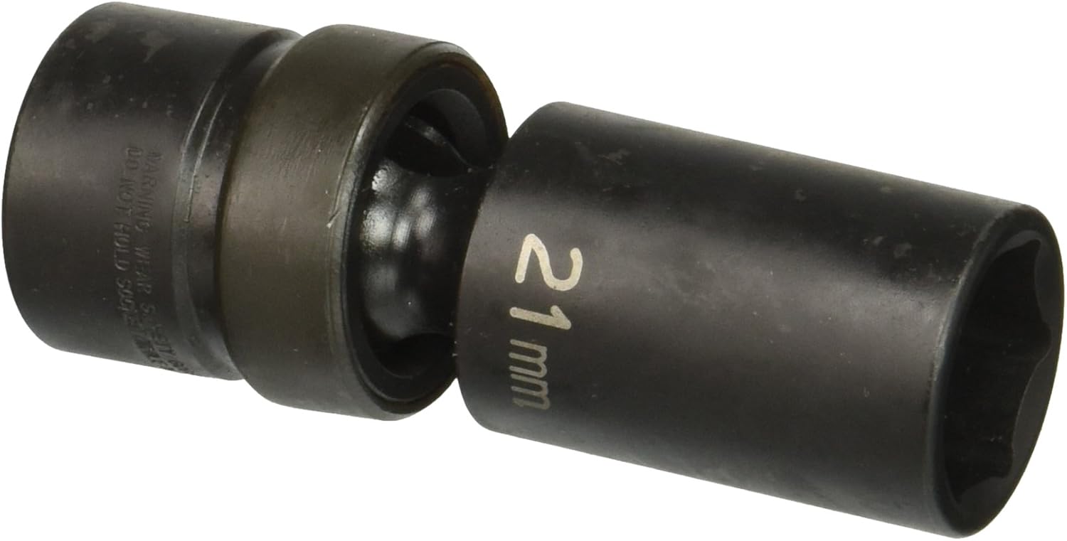 Amazon.com: Grey Pneumatic (2021UMD) 1/2" Drive x 21mm Deep Universal ...