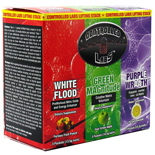 Amazon.com : Controlled Labs: Triple Lifting Stack 9 Packets : Sports ...