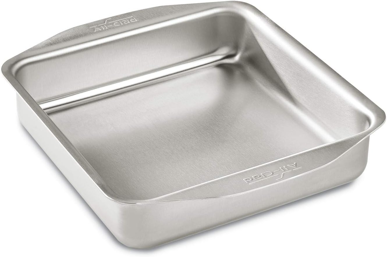 Amazon.com: All-Clad 9001 9000 D3 Ovenware 8x8 Inch Baking Pan ...