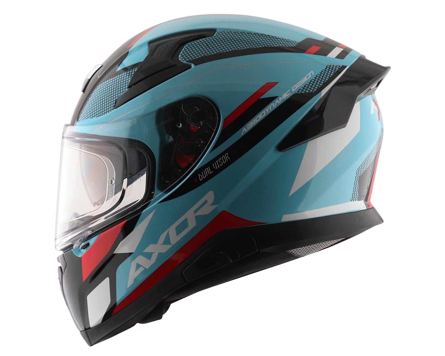 Axor Helmets Axor Helmets Apex Turbine Helmet (Hex Blue Red, Large ...