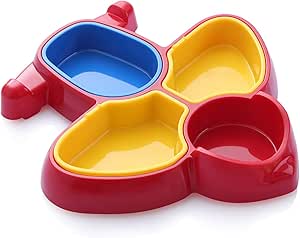 Amazon.co.jp: 3D Airplane Split Plate Cute Cartoon Dinner Tray Lunch ...