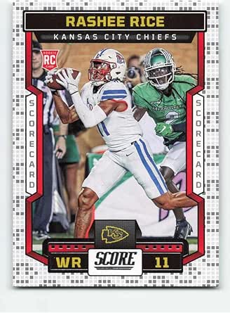 Amazon.com: 2023 Score Scorecard #352 Rashee Rice NM-MT RC Rookie ...