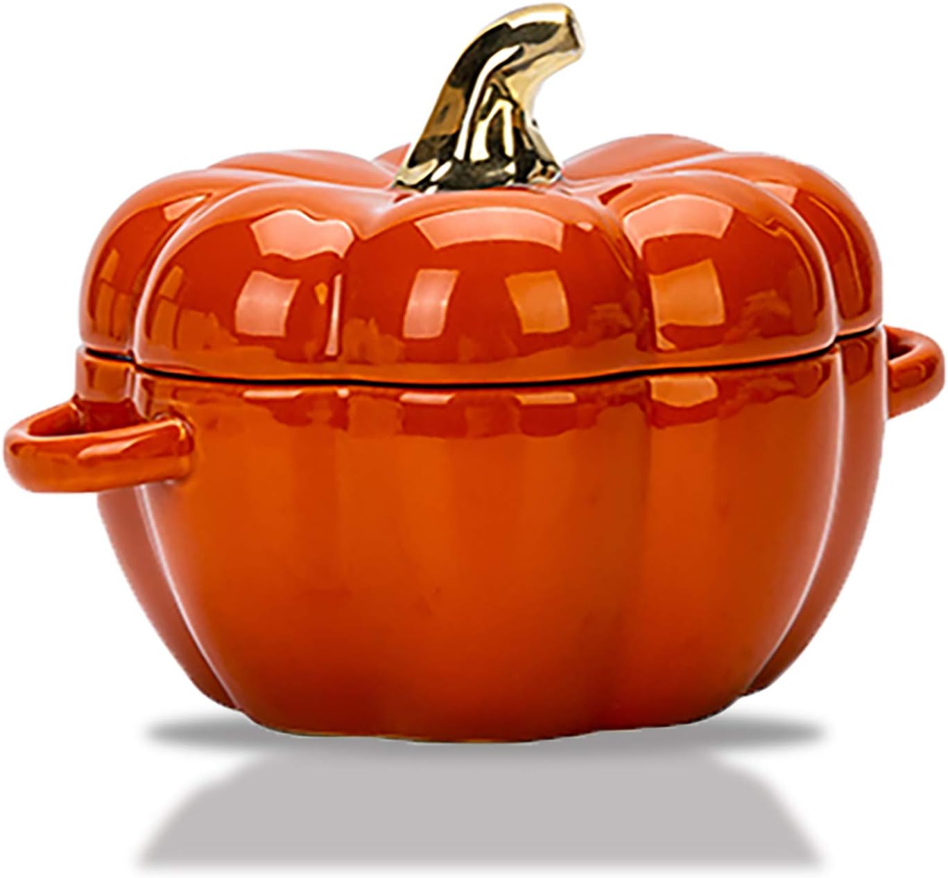 Amazon.com: MDZF SWEET HOME Ceramic Pumpkin Bowl, Individual Casserole ...