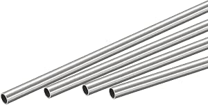 Amazon.com: uxcell 4Pcs 304 Stainless Steel Tube, OD 4mm x 0.4mm Wall ...