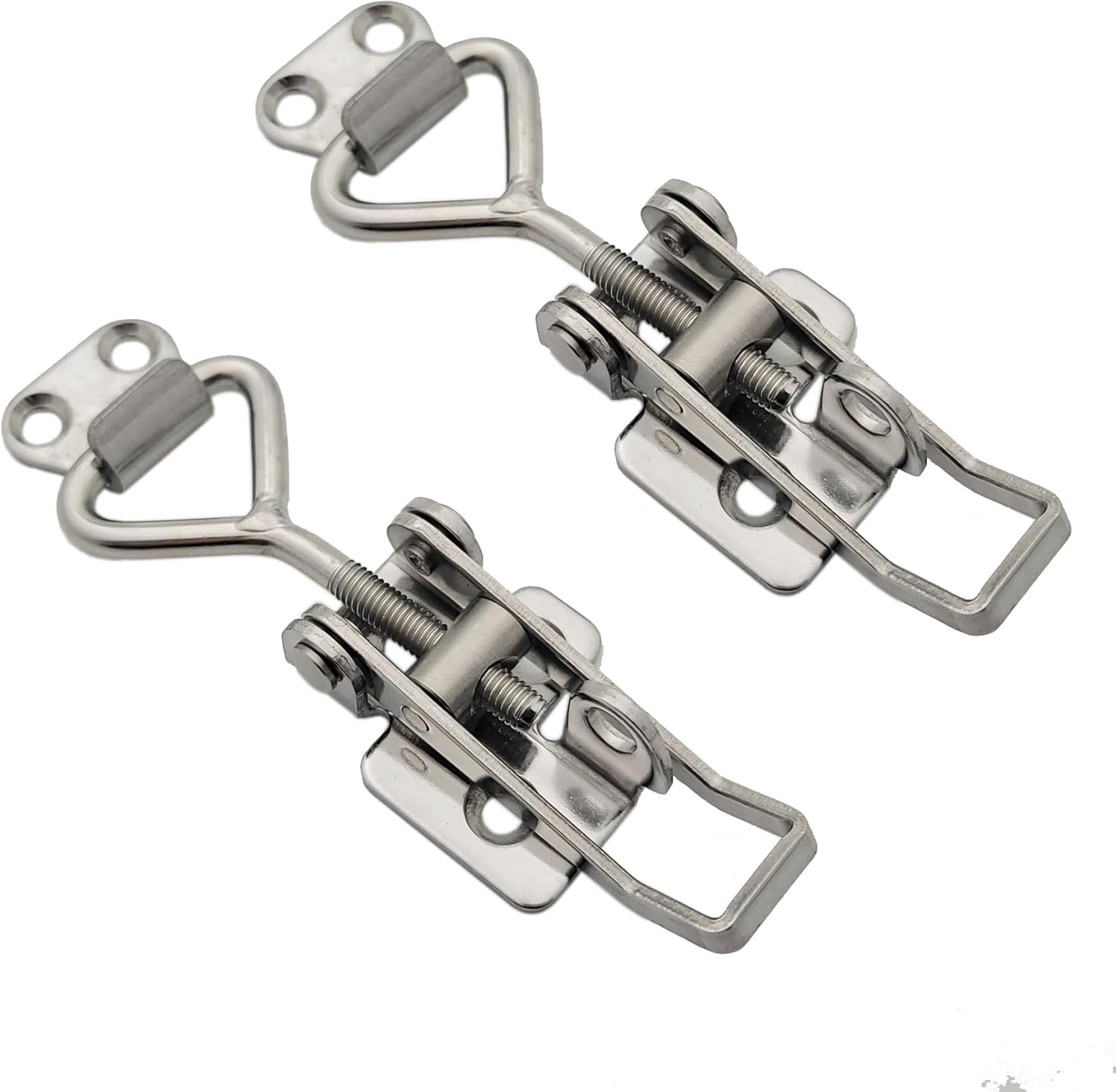 2 Pack OWACH Stainless Steel Adjustable Draw Latch Adjustable-Grip ...
