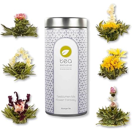 Creano Teeblumen Mix – Erblühtee in edler Geschenkbox - Weißer ...