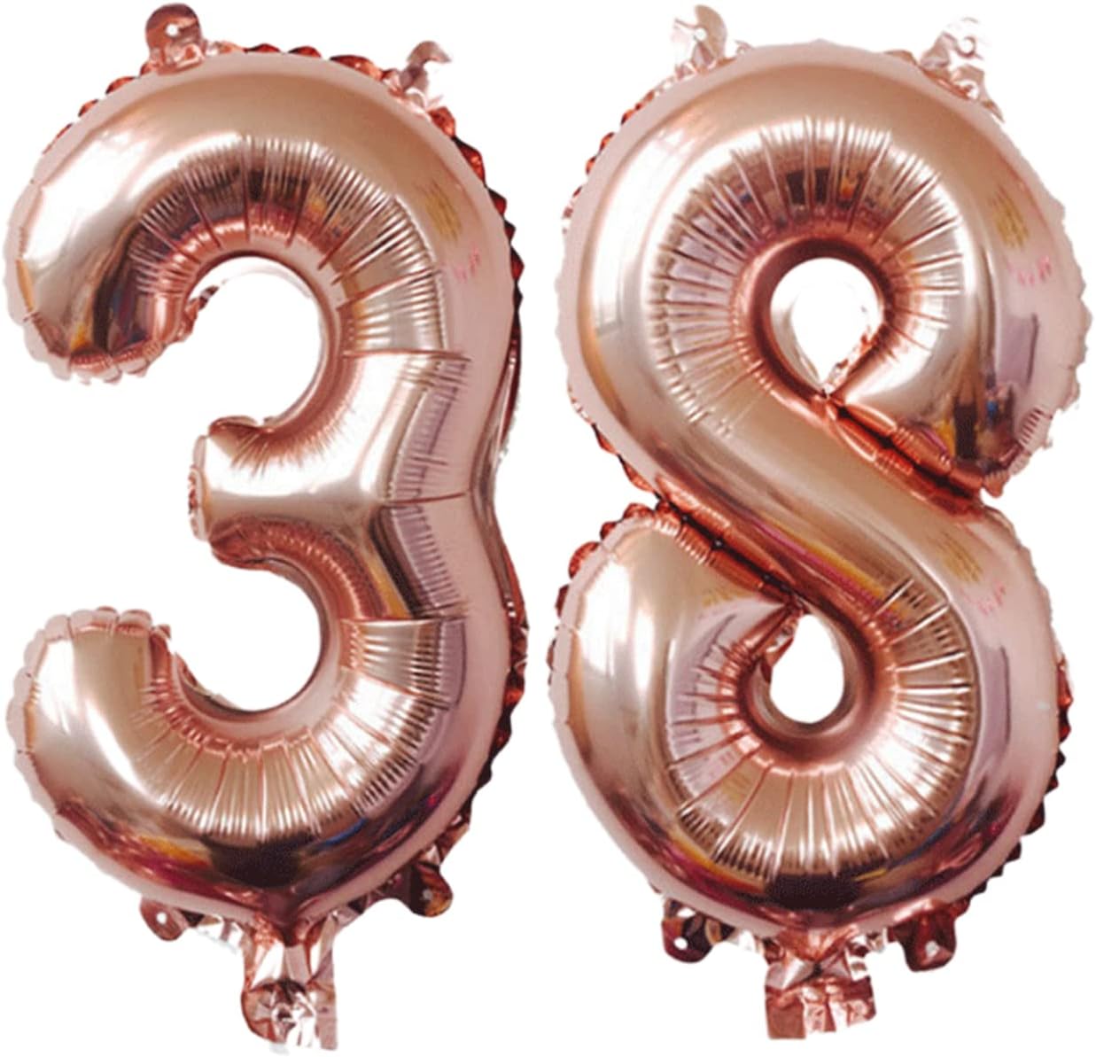 Amazon.com: Number 38 Balloons 32 inch Digital Balloon Alphabet 38 ...
