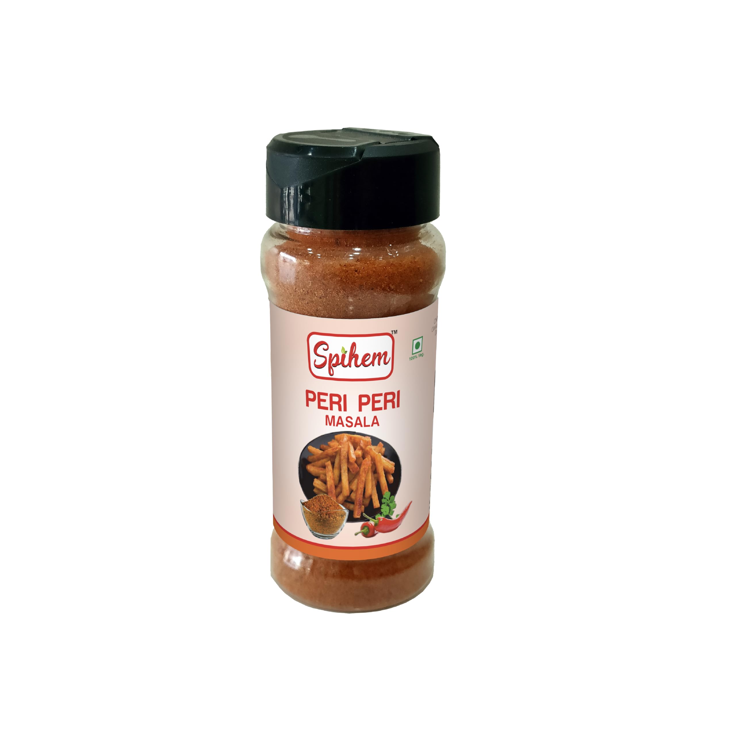 Spihem Peri Peri Masala Powder Pack of 2 Each Pack 55 gm| Zero added ...