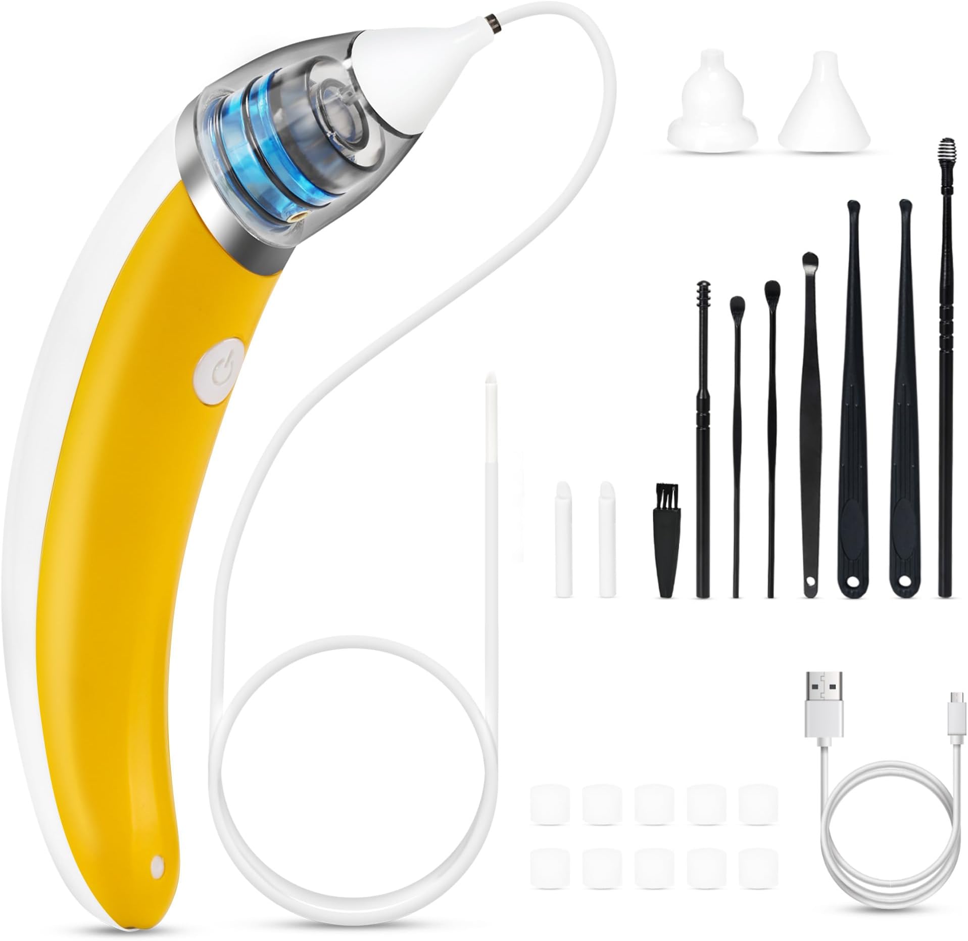 Amazon.com: Ear Vacuum Wax Remover, Ear Wax Removal with 8 Pcs Ear Pick ...